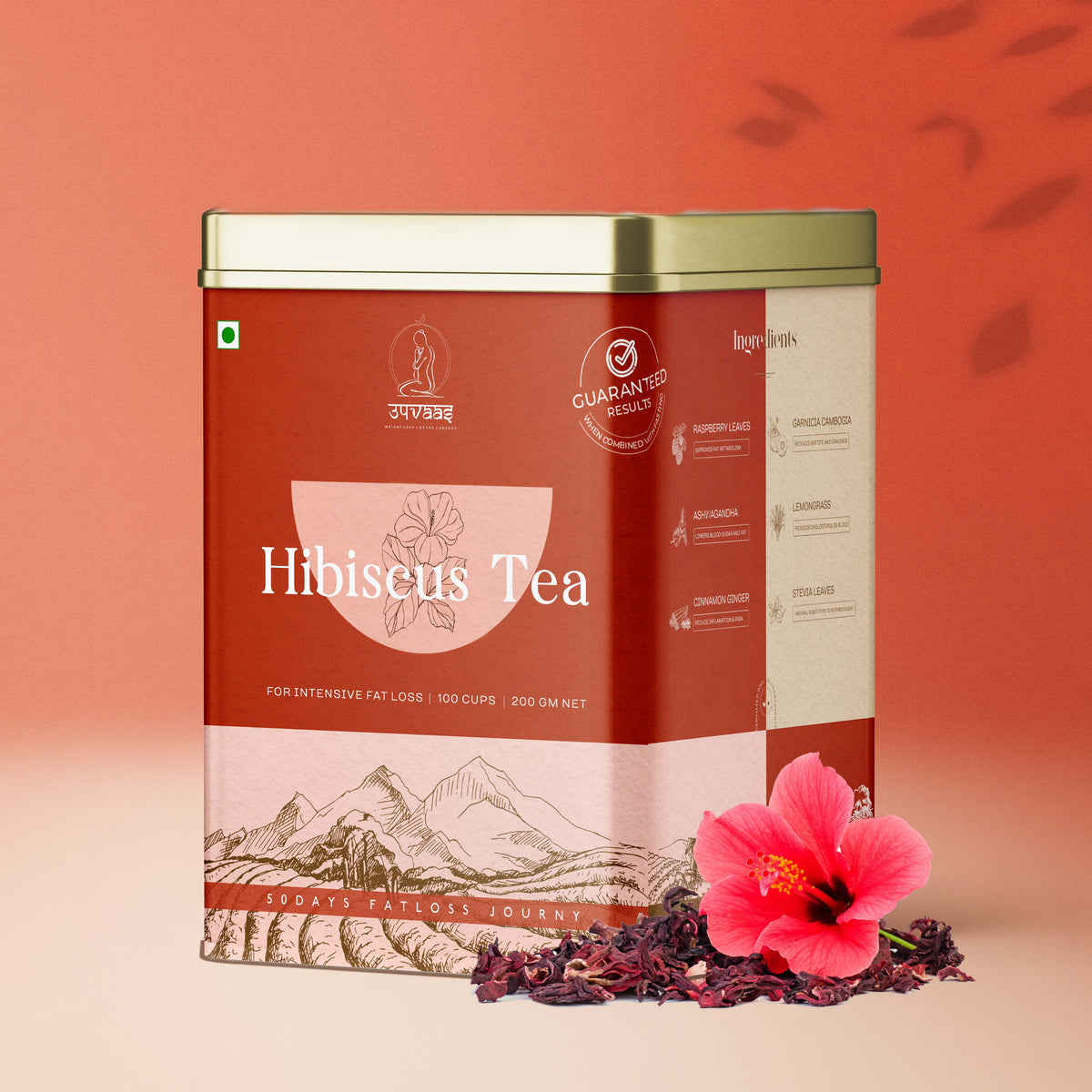 Upvaas Complete Detox blood Purifier Tea with Hibiscus